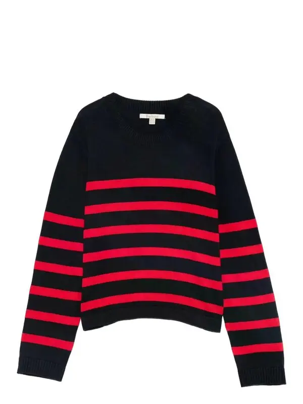 Barbour Striped Crew Neck Sweater - Blue