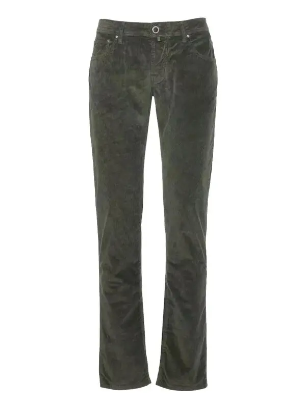 Jacob Cohen Corduroy Trousers - Green