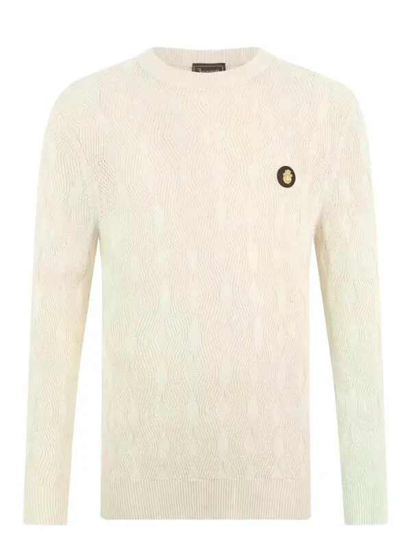 BILLIONAIRE Round-neck Sweater - White