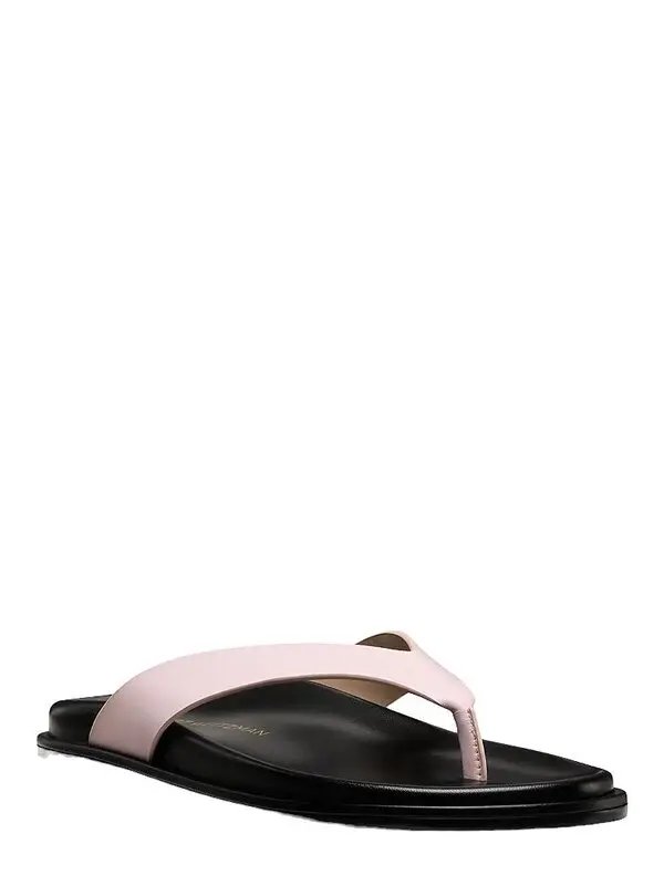 STUART WEITZMAN Thong Sandals - Pink Sand