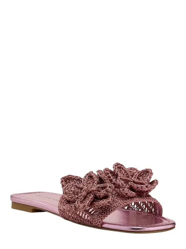 STUART WEITZMAN Lotus Slides - Pink Sand