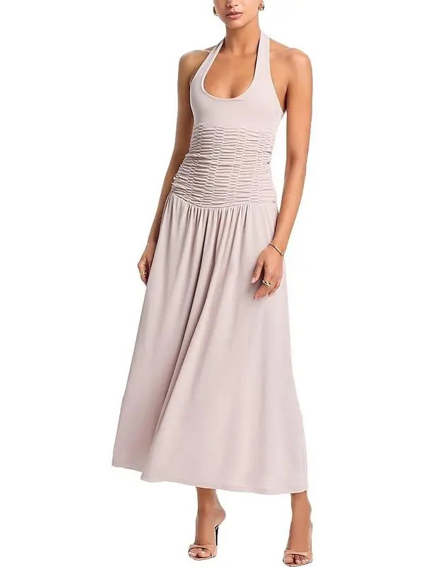 AYA MUSE Palo Halter Maxi Dress - Lavender