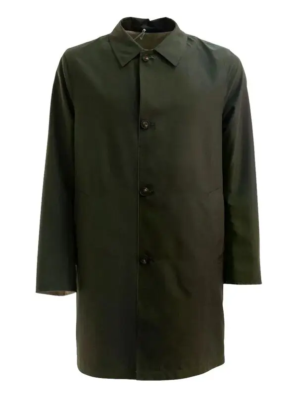 KIRED Buttoned Reversible Coat - Green