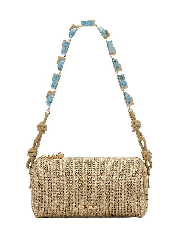 Cult Gaia Zozina Shoulder Bag - Ibiza Turquoise