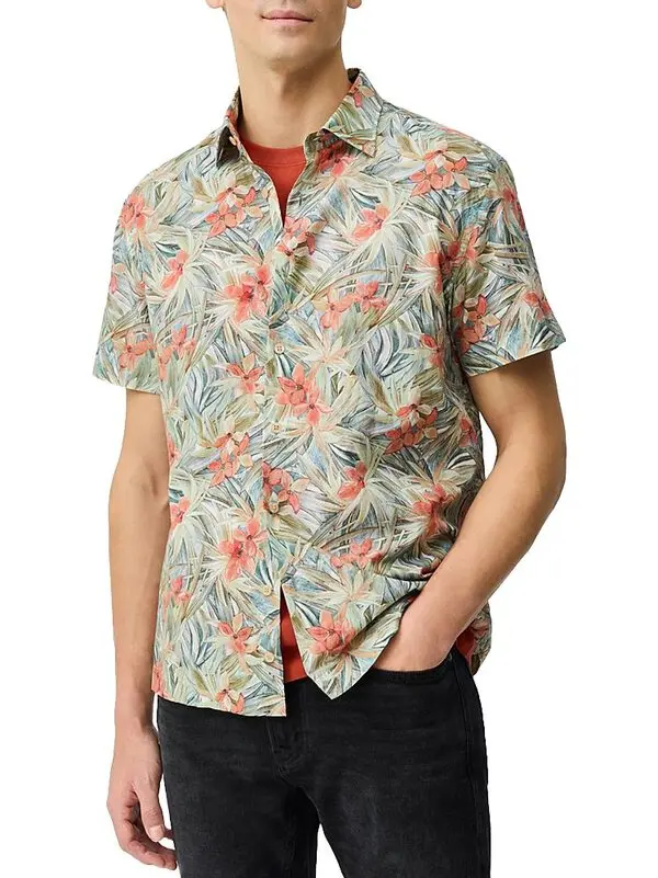 Rodd & Gunn Riverina Printed Shirt - Botanical