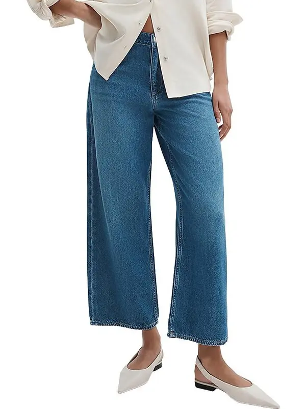 Rag & Bone Featherweight Andi High-rise Wide Ankle Jeans - Millerton