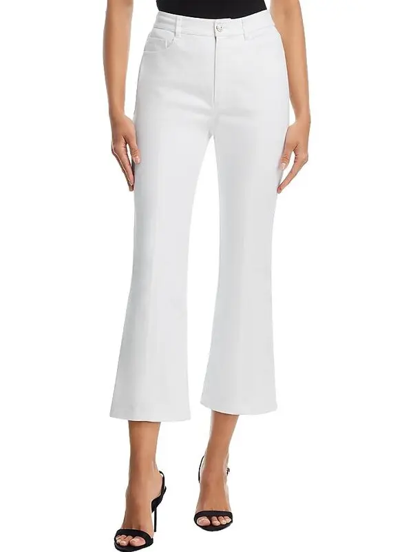 Cinq À Sept Stevie Lace Cropped Jeans - White