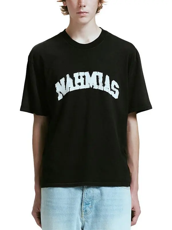 NAHMIAS Arch Boxy Tee - Aged Black Jersey