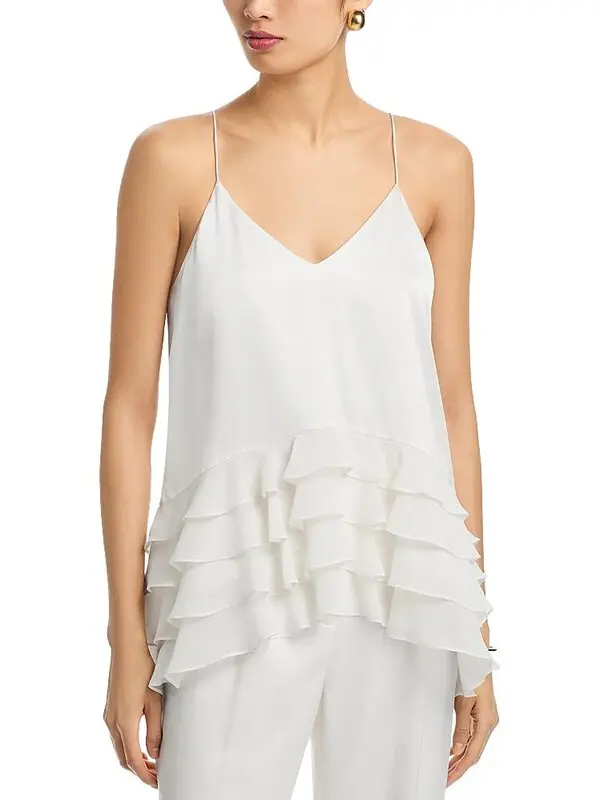 Cinq À Sept Cabrina Tiered Top - Ivory
