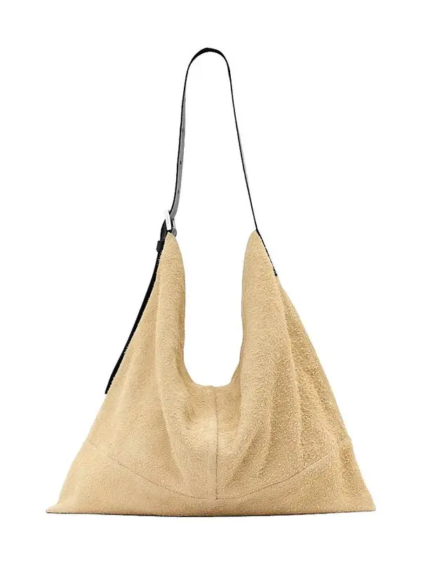 ALLSAINTS Asha Medium Shoulder Bag - Sahara White