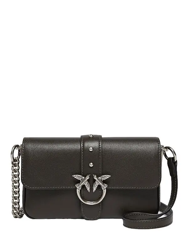 Pinko Love One Leather Crossbody - Ko