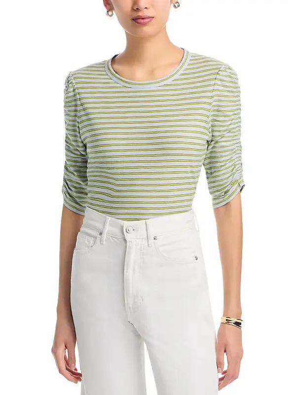 Veronica Beard Waldorf Tee - Banded Stripe