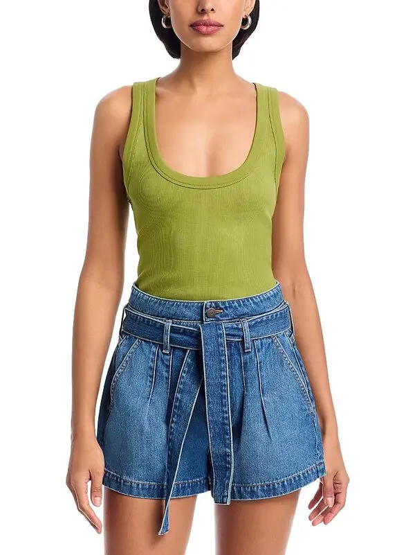Veronica Beard Birke Tank Top - Cactus