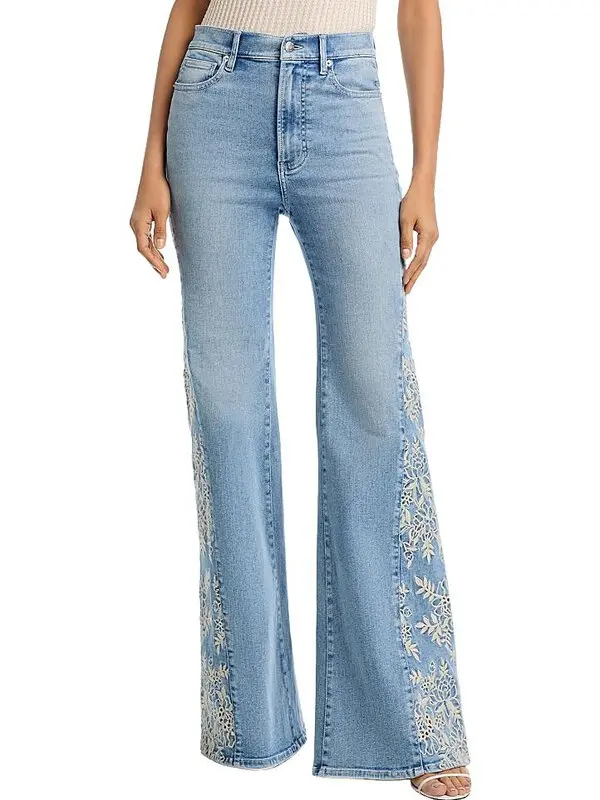 Veronica Beard Joplin High-rise Wide-leg Jeans - Silverwood