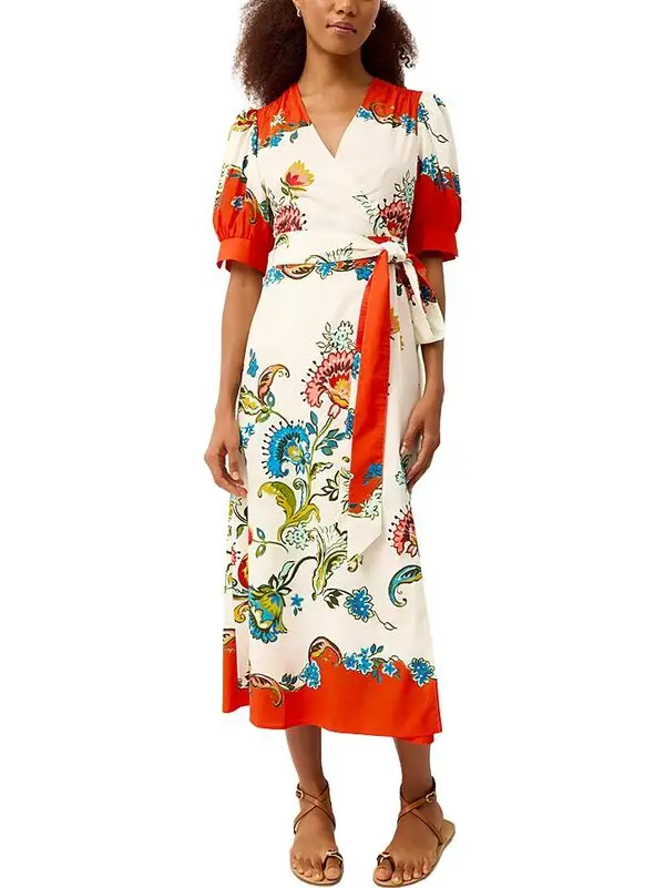 MARIE OLIVER Rita Wrap Dress - Cartagena