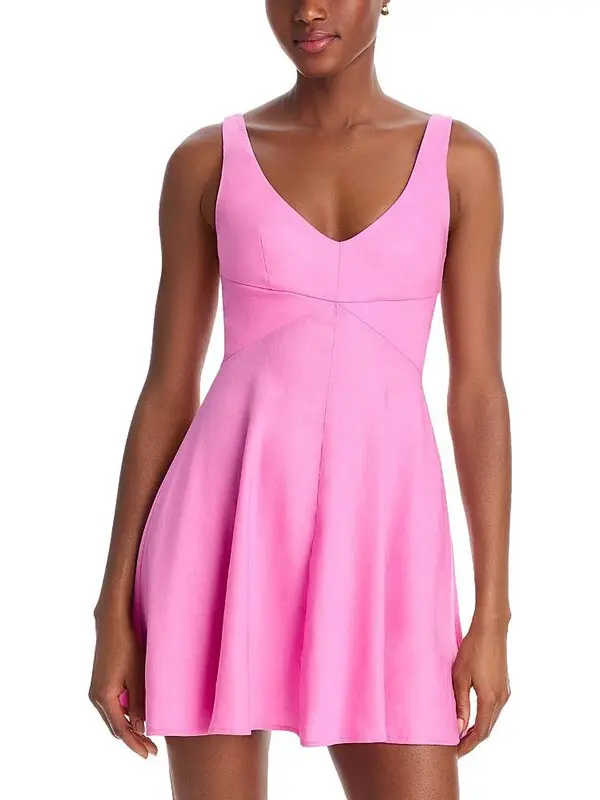Staud Madison Mini Dress - Orchid