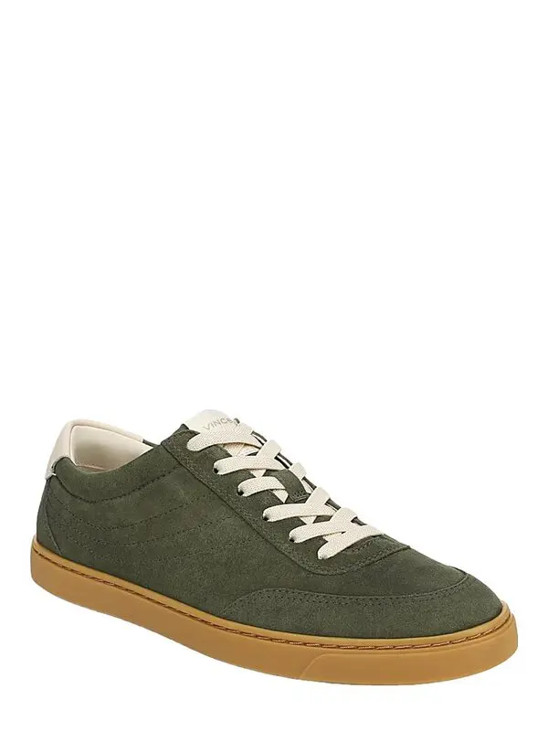 Vince Palm Suede Trainer Sneakers - Driver Grey