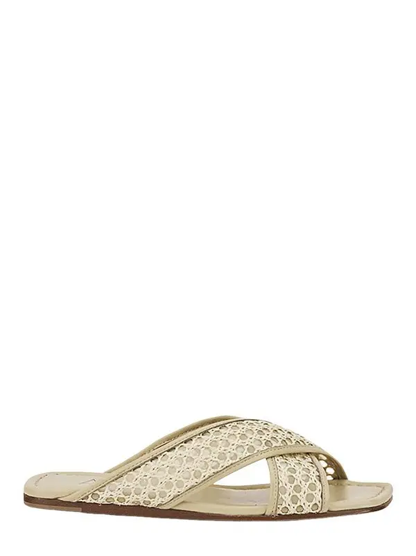 Agl Woven Slide Sandals - Straw-straw
