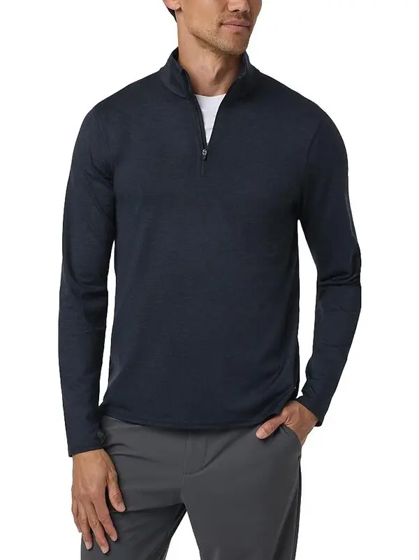 Vuori Ponto Half Zip Pullover - Ink Heather