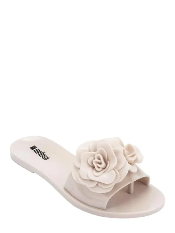 Melissa Babe Petals Slides - Beige