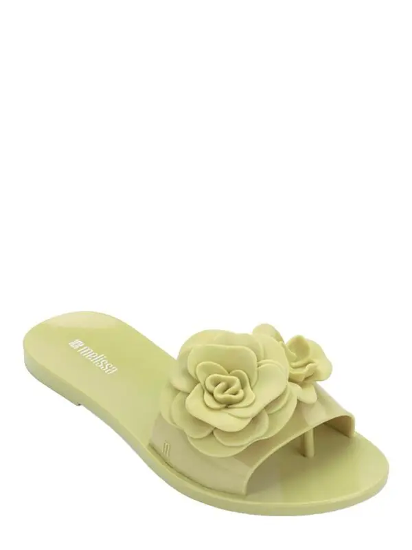 Melissa Babe Petals Slides - Green