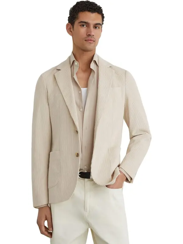 REISS Dexter Jacket - Off White
