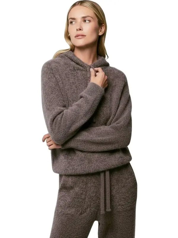 Majestic Filatures Ultra Soft Baby Alpaca Hoodie - Bison