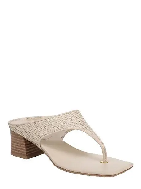 Franco Sarto Kayla Block Heel Sandal - Linen White
