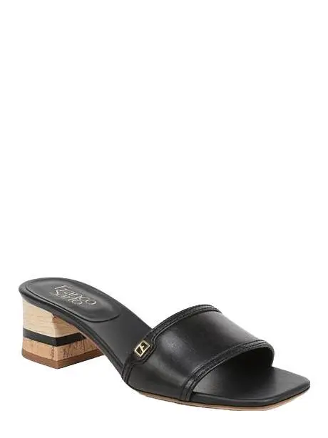 Franco Sarto Kaori Block Heel Sandal - Black