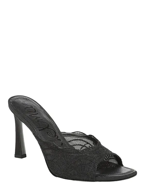Sam Edelman Iva Mesh Sandal - Black