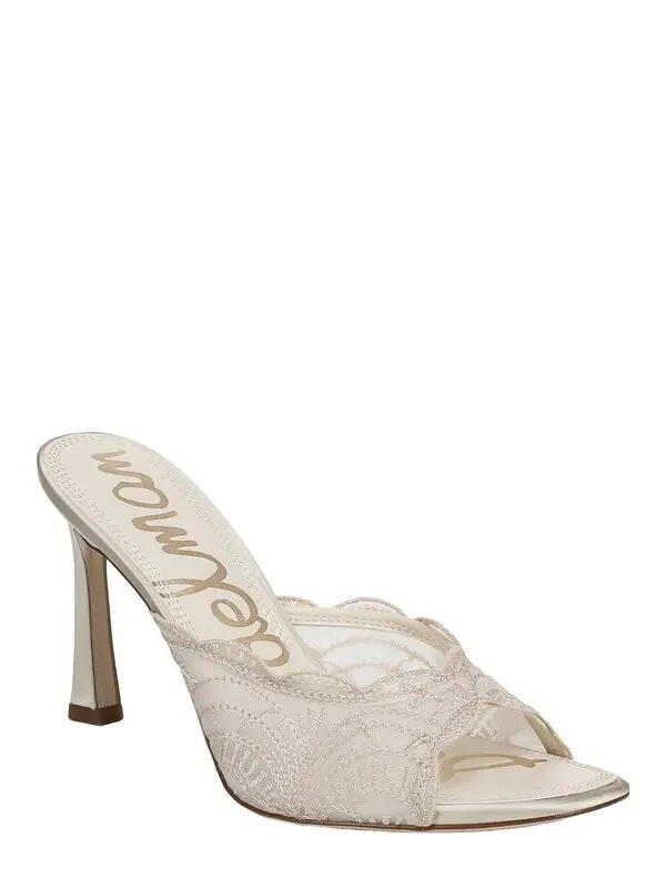 Sam Edelman Iva Mesh Sandal - Modern Ivory