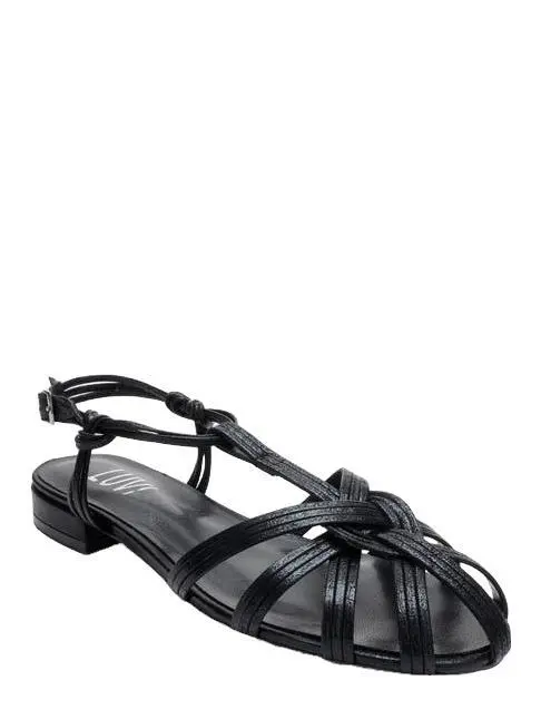 PROLOGUE SHOES Block Heel Sandal - Black