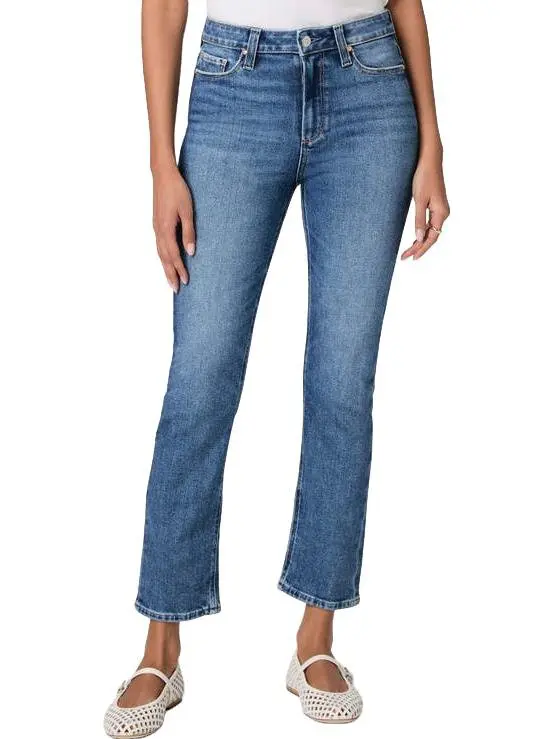 Paige Cindy High-waist Straight-leg Jeans - Monaco Mist