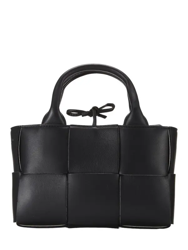 Bottega Veneta Maxi Intrecciato Candy Arco Tote - Black