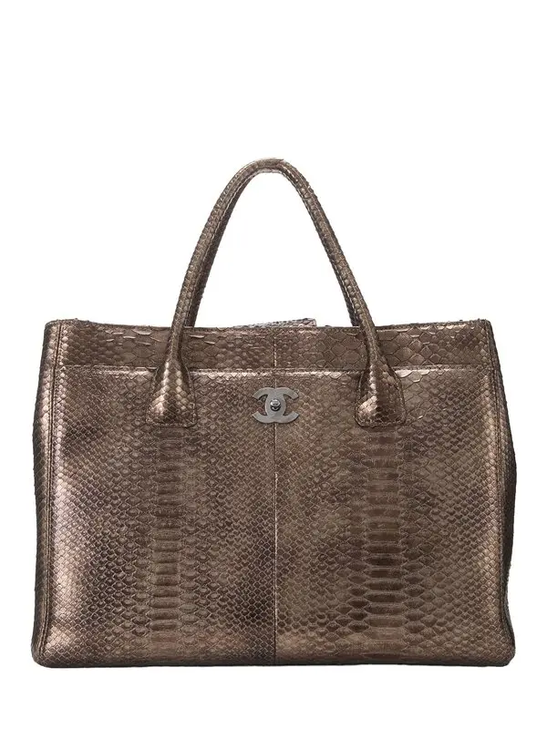 Chanel Cerf Executive Shopper Tote - Brown