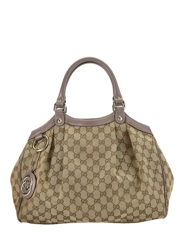 Gucci Original Gg Sukey Tote - Purple