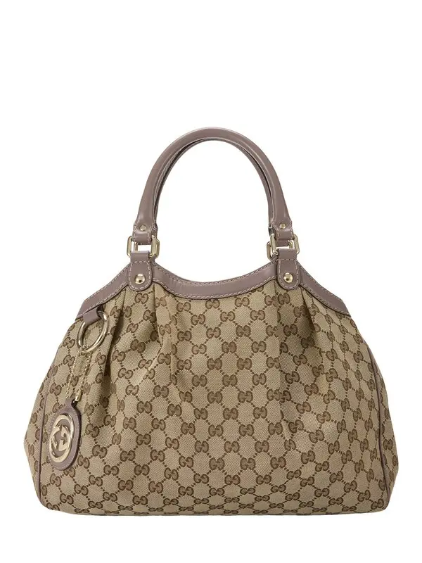 Gucci Original Gg Sukey Tote - Purple