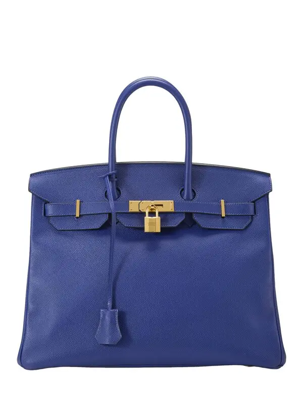 Hermès Togo Birkin 35 - Blue Electric