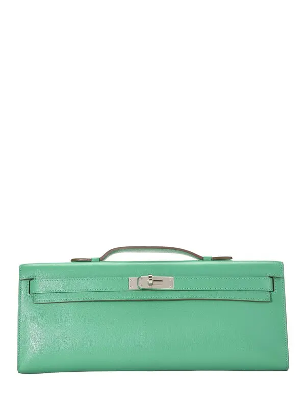 Hermès Chevre Chamkila Kelly Cut - Menthe