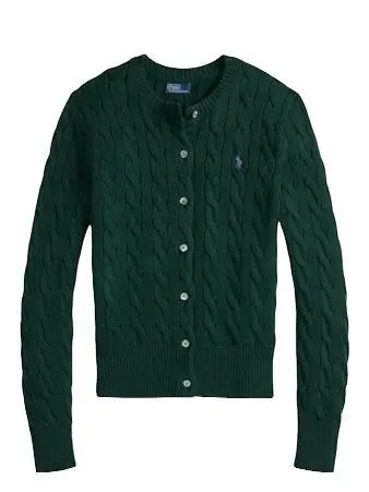Polo Ralph Lauren Long Sleeve Cardigan - Moss Agate