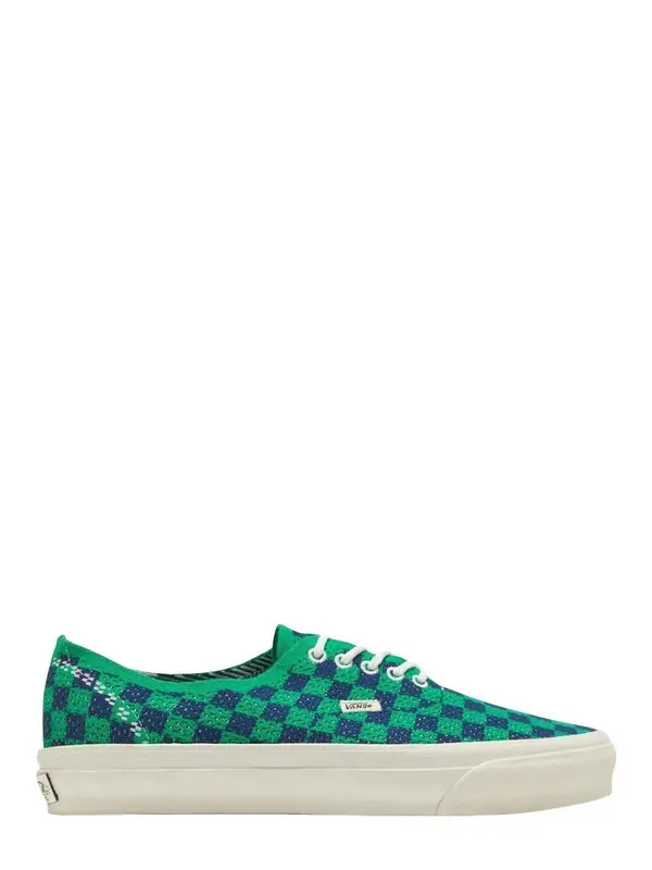 VANS Lx Authentic 44 Ek Punk Checkin Sneakers - Green/navy Blue