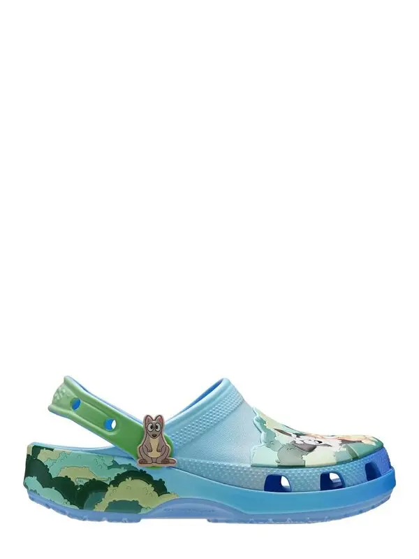CROCS Classic Clog With Printed Detail - Blue