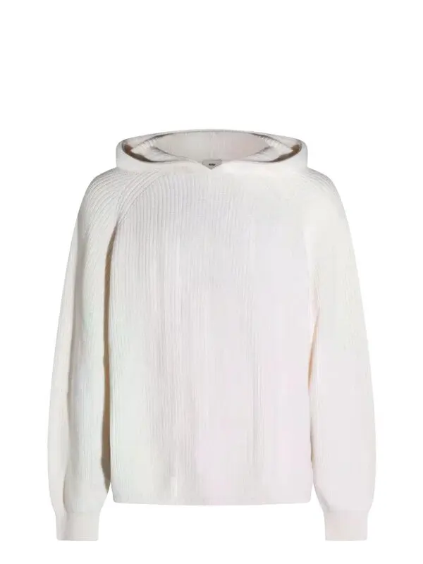 AUTRY Knitted Hoodie - Neutrals
