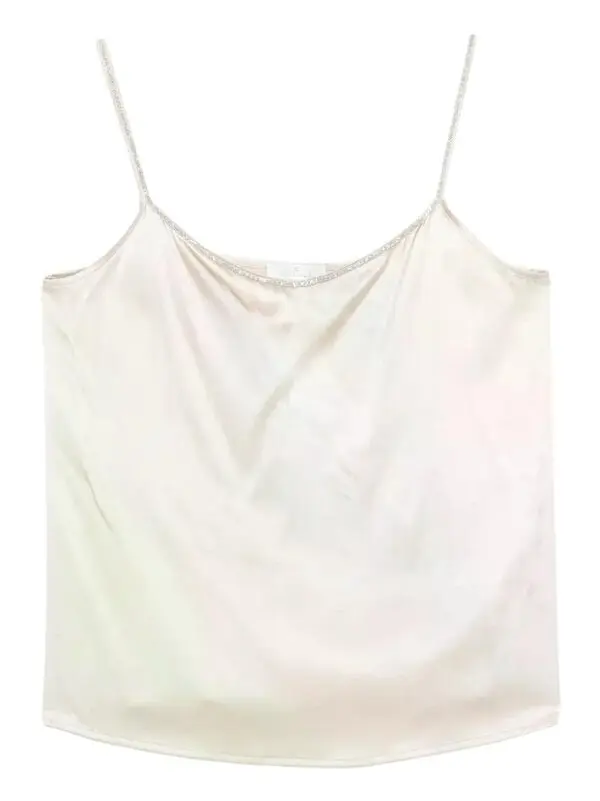 PANICALE Strap Blouse - Neutrals