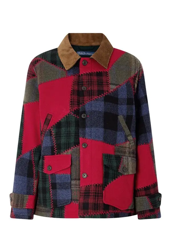 Polo Ralph Lauren Patchwork Wool-blend Coat - Multi