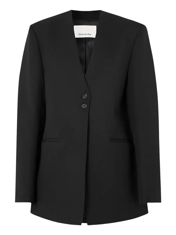 THE FRANKIE SHOP Winsen Oversized Blazer - Black