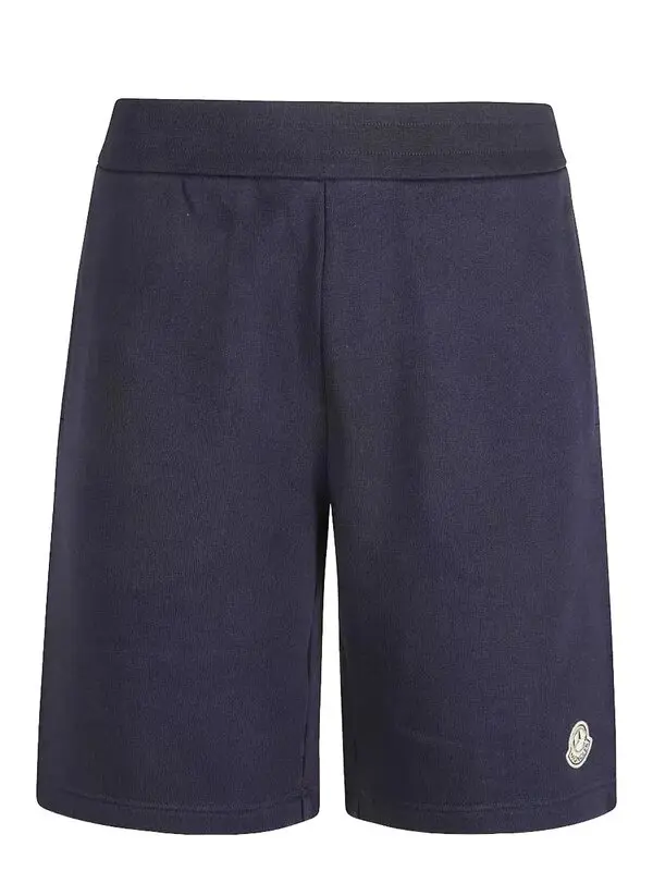 Moncler Logo-detail Shorts - Blue