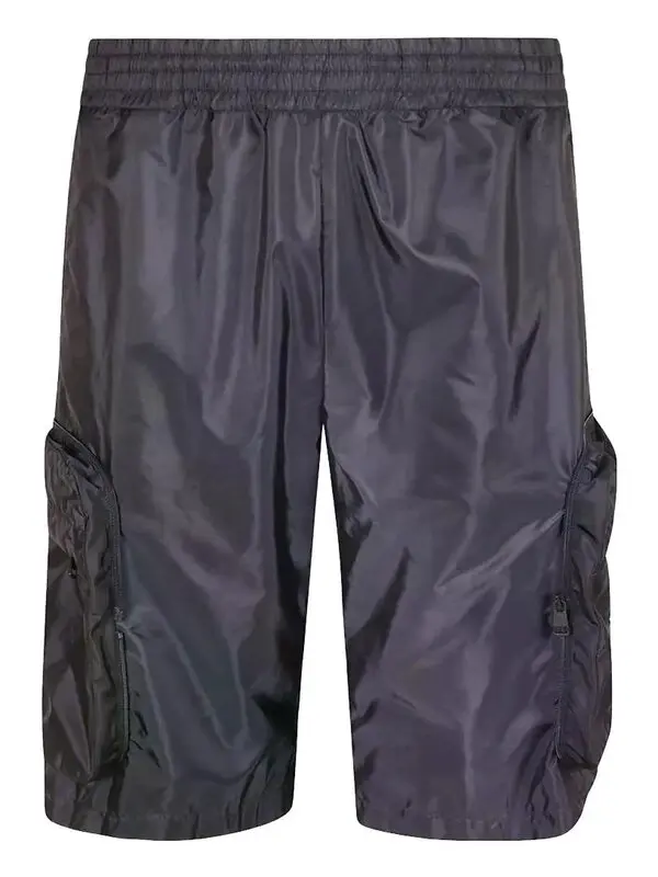 Moncler Cargo Pocket Shorts - Blue