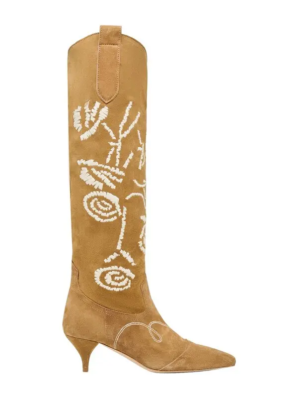 DOLCEVITA Wilde Suede Boots - Chestnut Suede