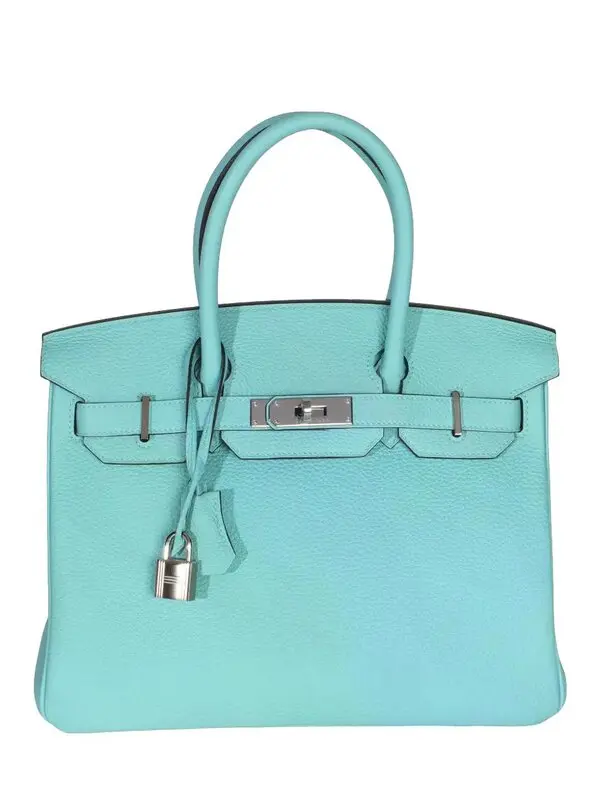 Hermès Birkin 30 Leather Handbag - Blue